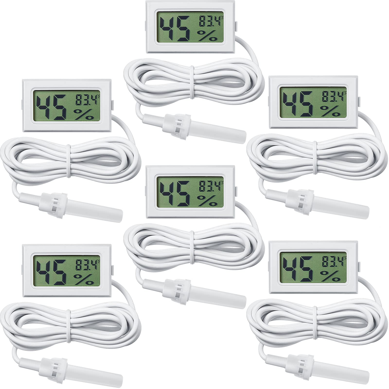 Snapklik.com : Weewooday Mini Digital Temperature Humidity Meters Gauge