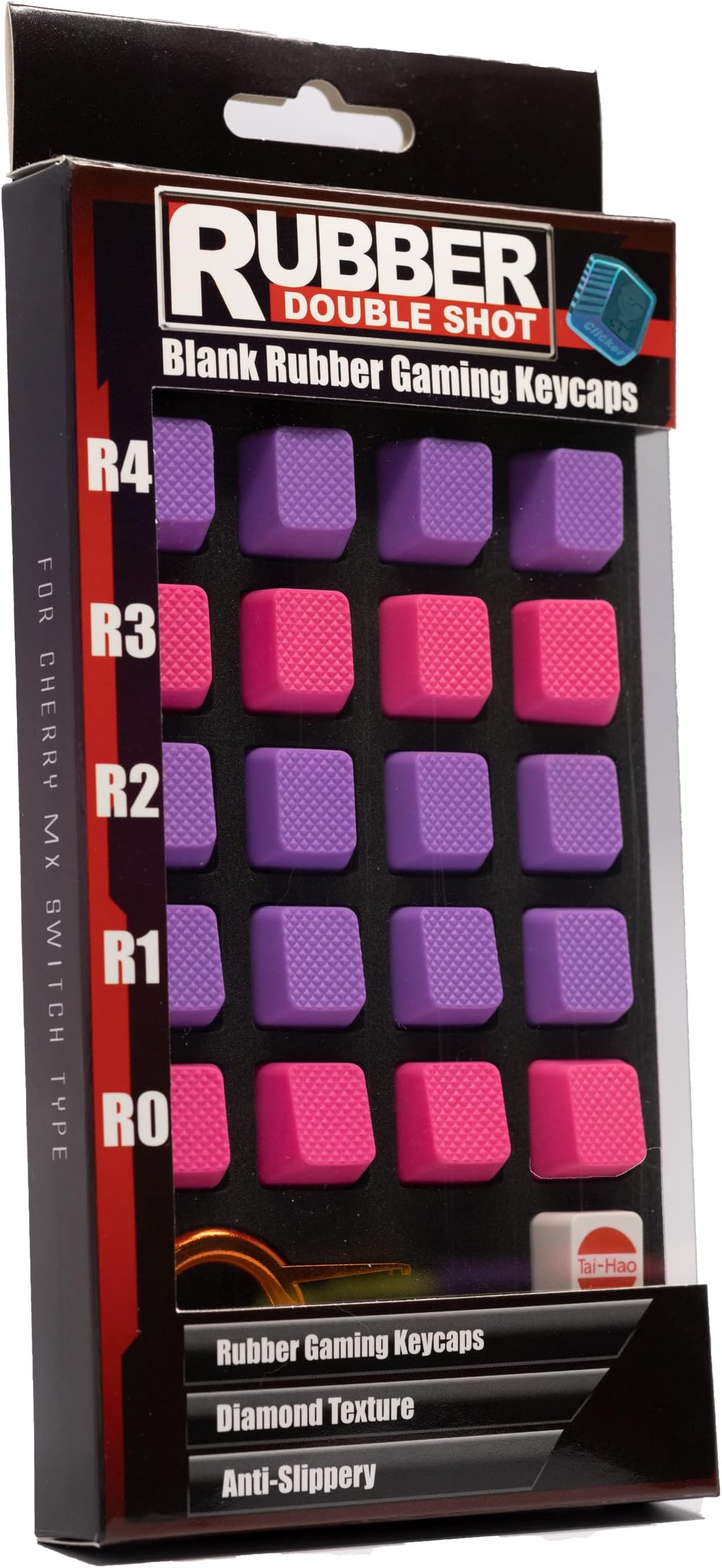 Amazon.com: taihao Rubber Gaming Keycap Set Rubberized Doubleshot ...