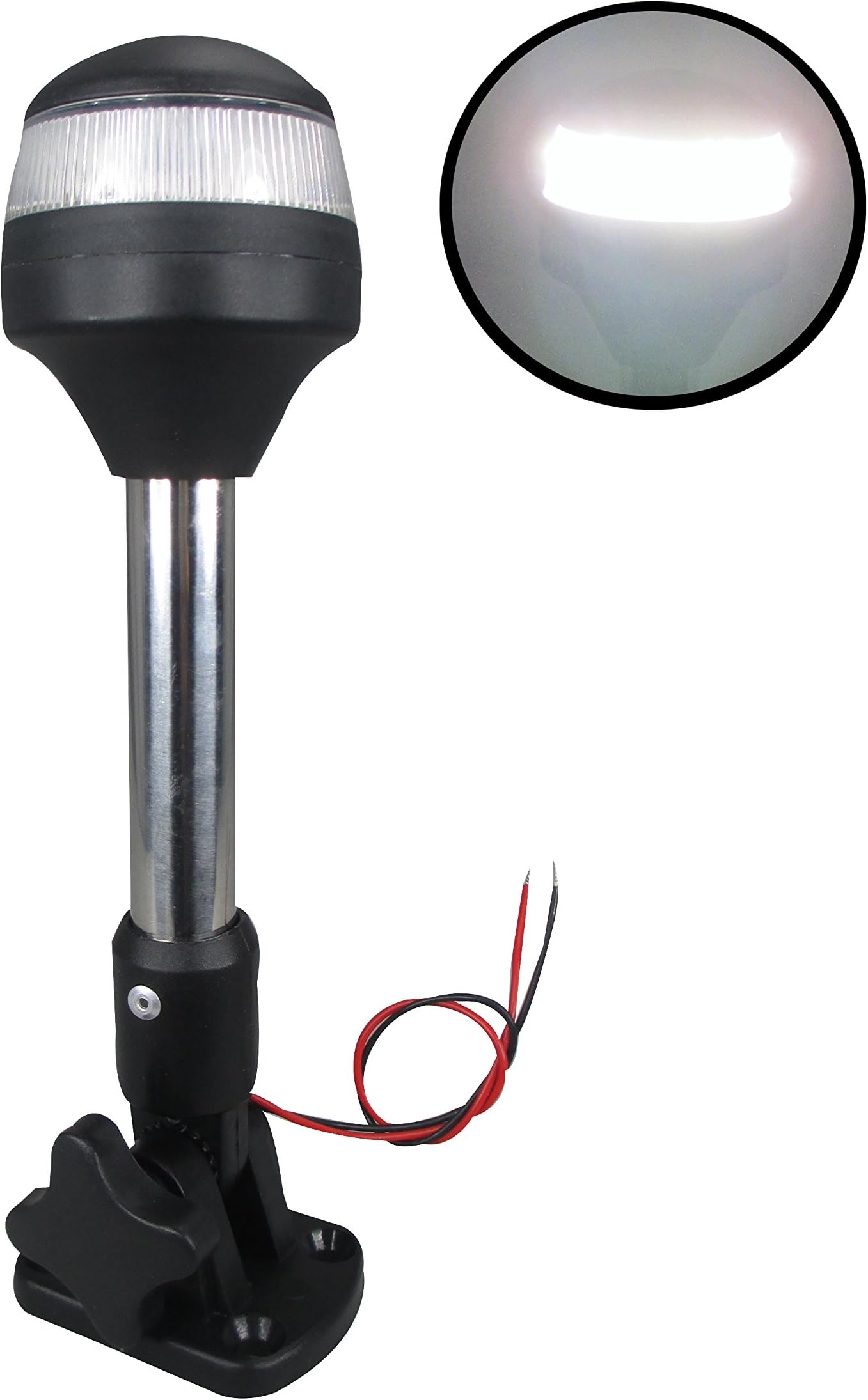 Amazon.com: Pactrade Marine Boat Pontoon LED Anchor All Round Fold Down ...