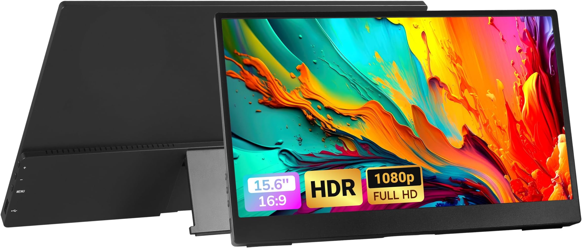 Yodoit Monitor Portátil 15.6 Pulgadas IPS FHD 1080P USB Type-C Pantalla ...