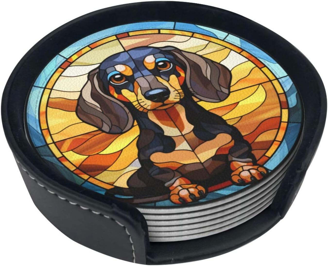 Amazon Drink Coaster Set Of 6 Dachshund Dog Mom Lover Gift
