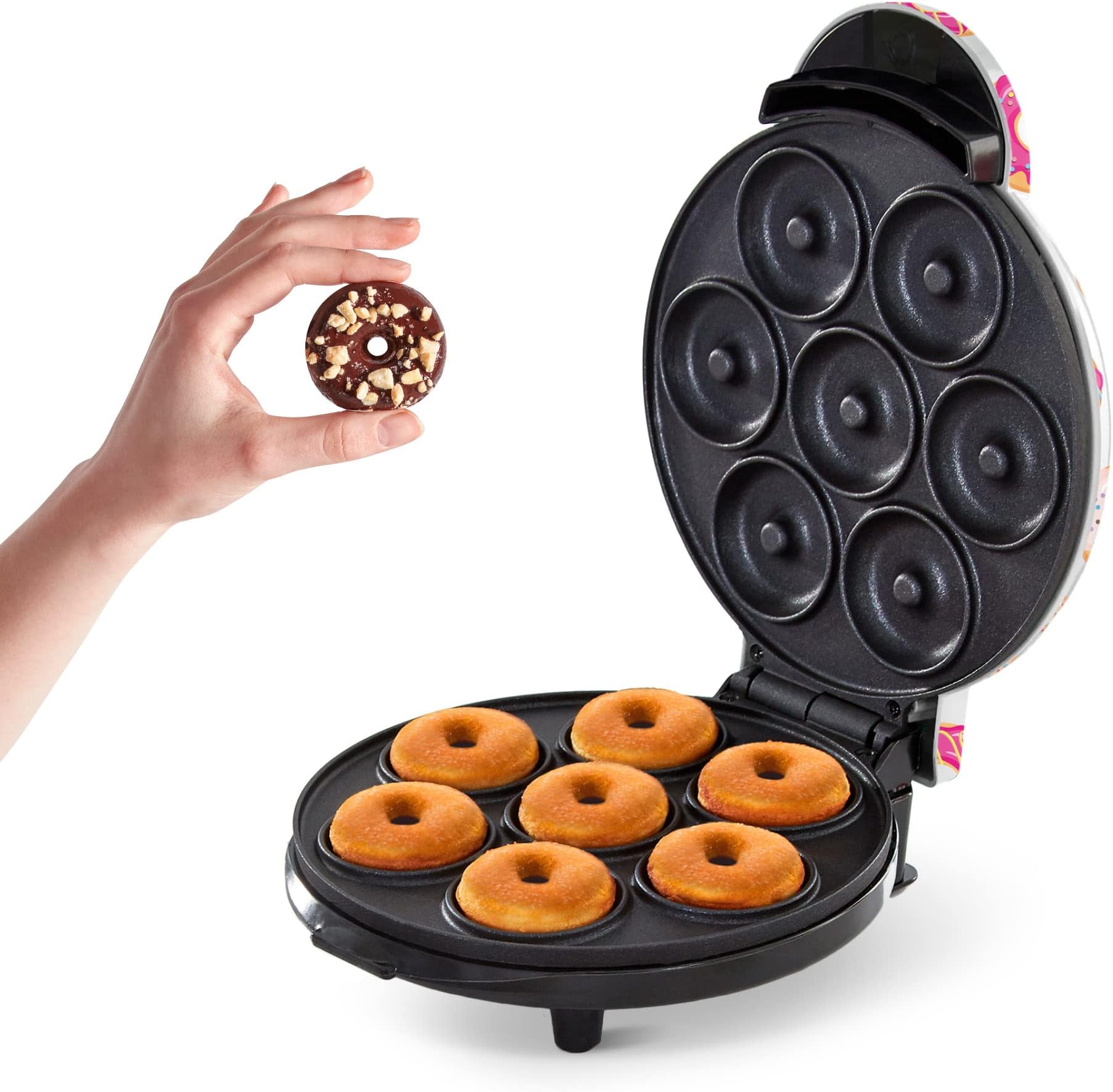 Amazon.com: DSP Mini Donut Maker - Non-Stick, Cool Touch Electric ...
