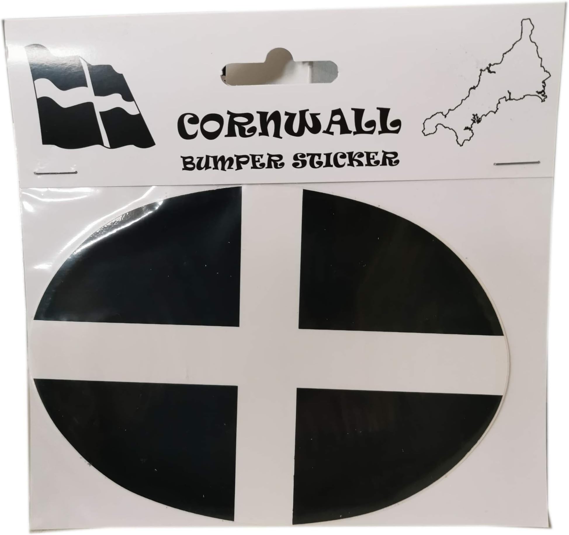 Sticar-it Ltd Pair of Cornish Cornwall Kernow Badges for Car or Van to ...