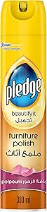 Pledge Beautify It Furniture Polish Spray, Potpourri Scent, 300ml: Buy ...