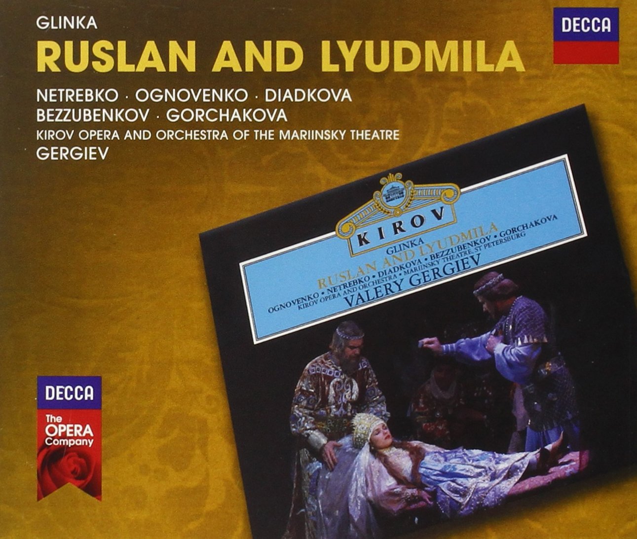 Ruslan and Lyudmila - Ognovienko, Netrebko, Diadkova, Bezzubenkov, Gorchakov, Mikhail Glinka ...
