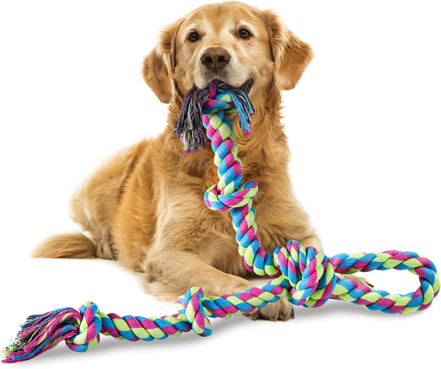 Aitmexcn Dog Rope Toys for Large/Medium Aggressive Chewers, Tough Rope ...
