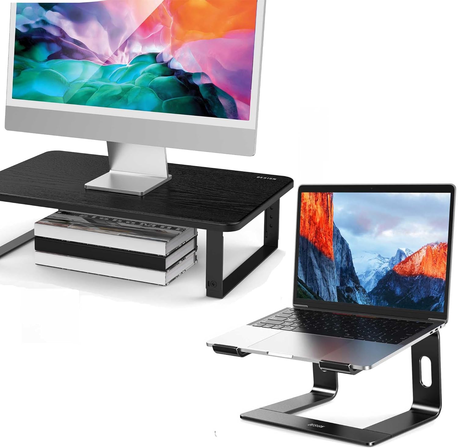 Amazon.com: BESIGN LS03 Laptop Stand and MS01 Monitor Stand : Electronics