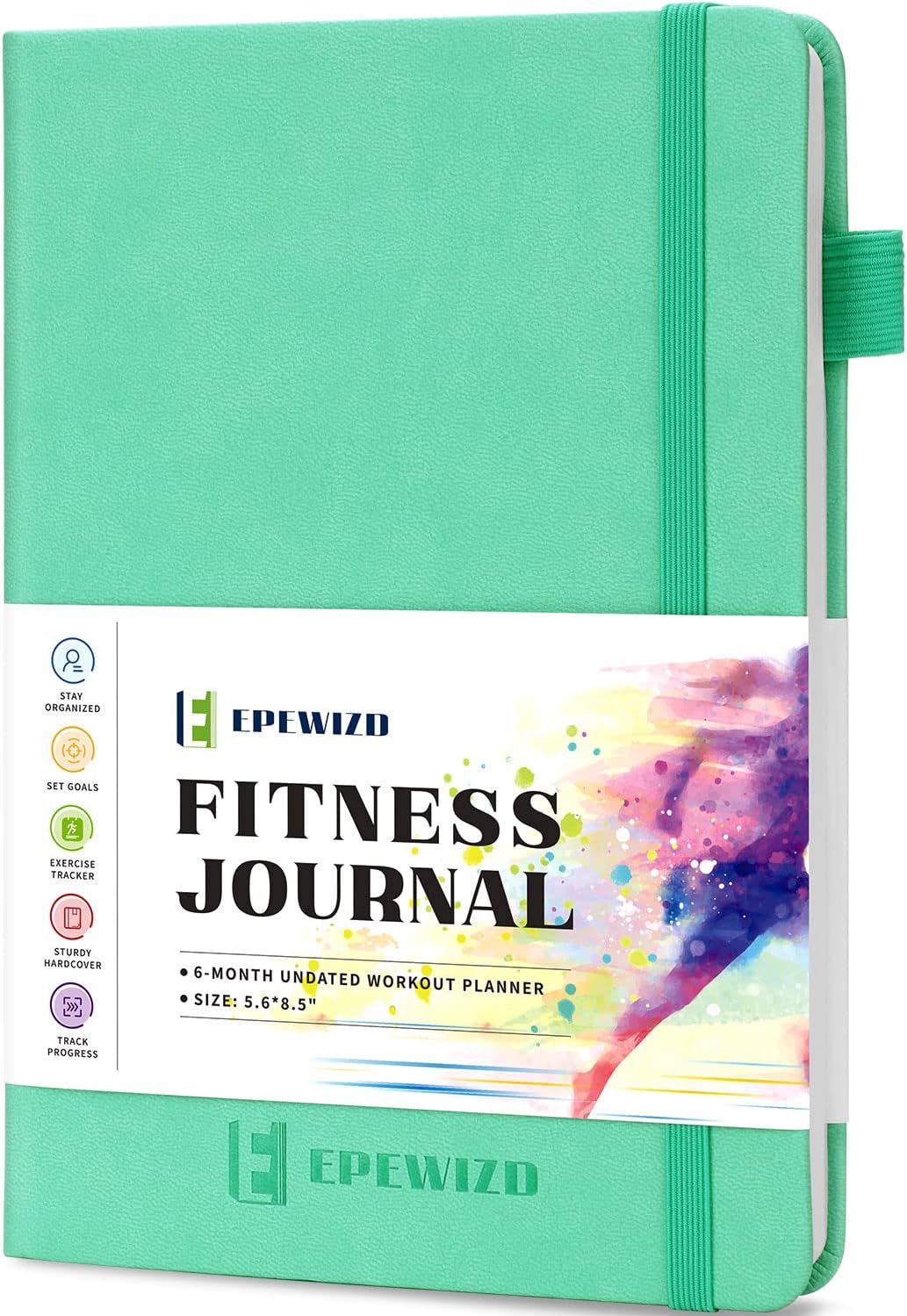 Amazon.com: Hardcover Fitness Journal Workout Planner for Men & Women ...
