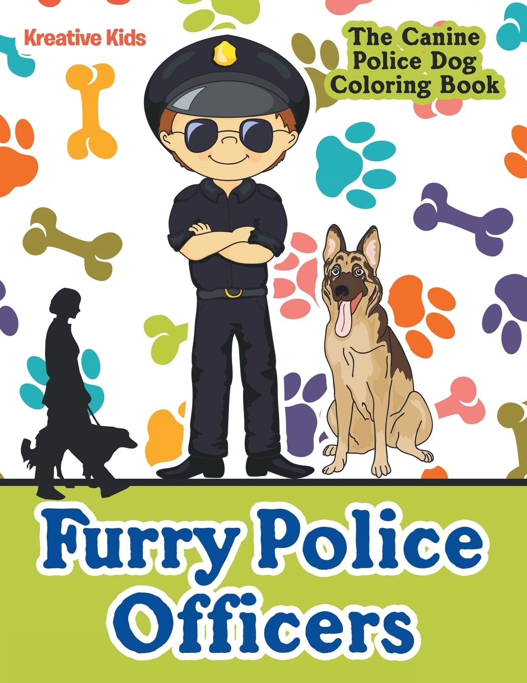 Furry Police Officers: The Canine Police Dog Coloring Book: Kids ...