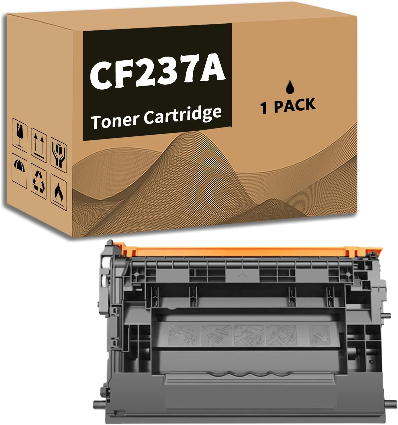Amazon.com: for HP CF237A Toner Cartridge Replacement Pack for Laserjet Enterprise M607dn 607n ...