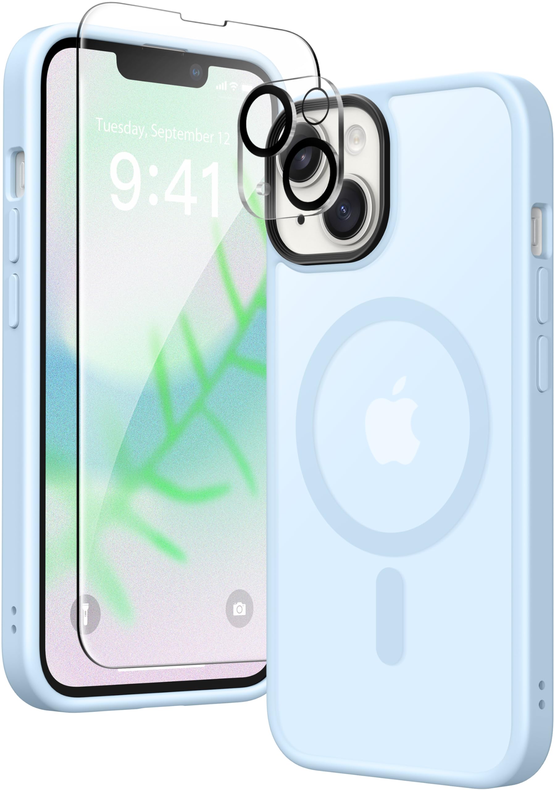 Amazon.com: GONEZ Magnetic for iPhone 13 Case,Compatible with MagSafe ...