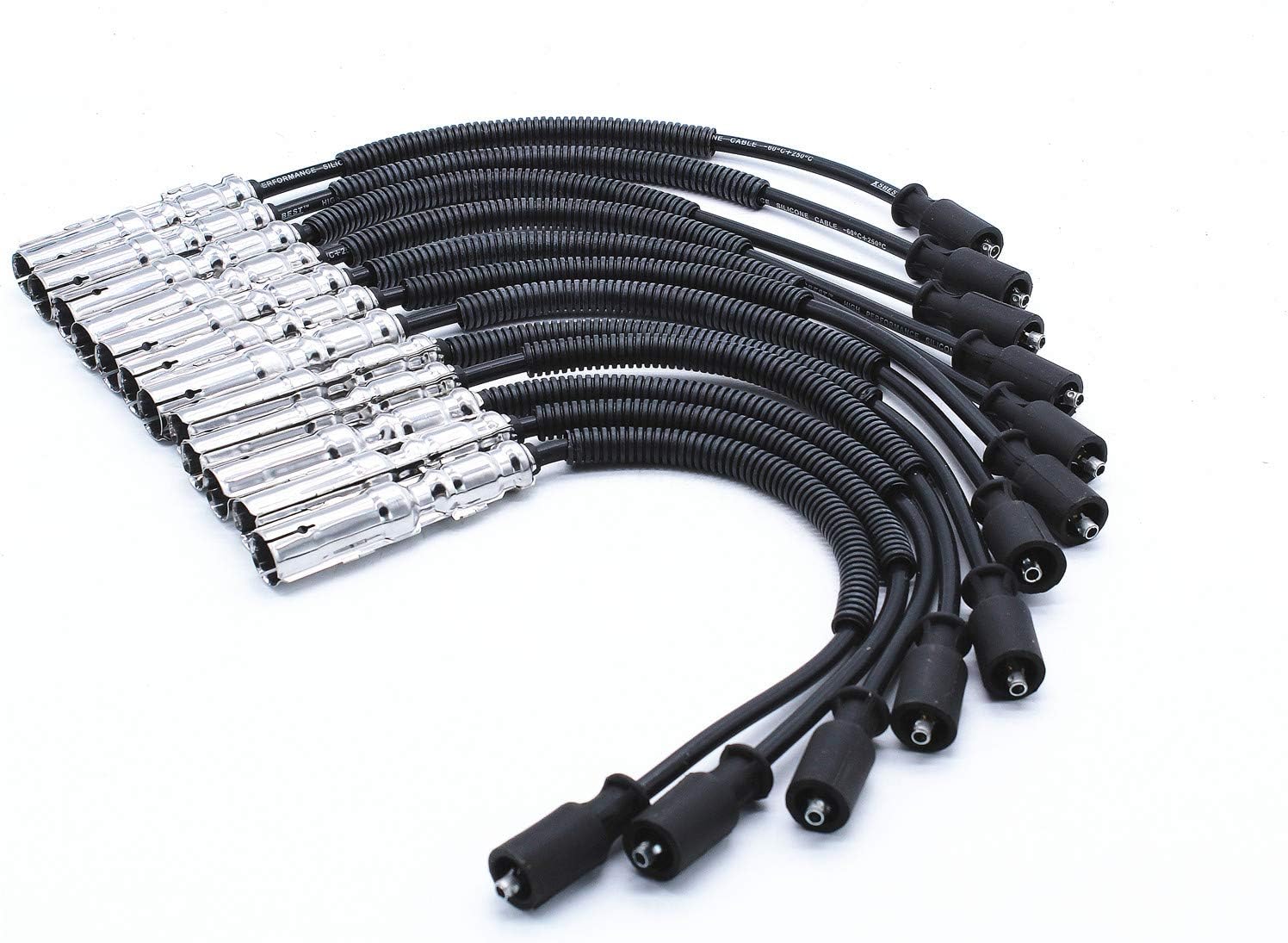 Amazon.com: TAKPART Spark Plug Ignition Wire Set 1121500118 Compatible ...