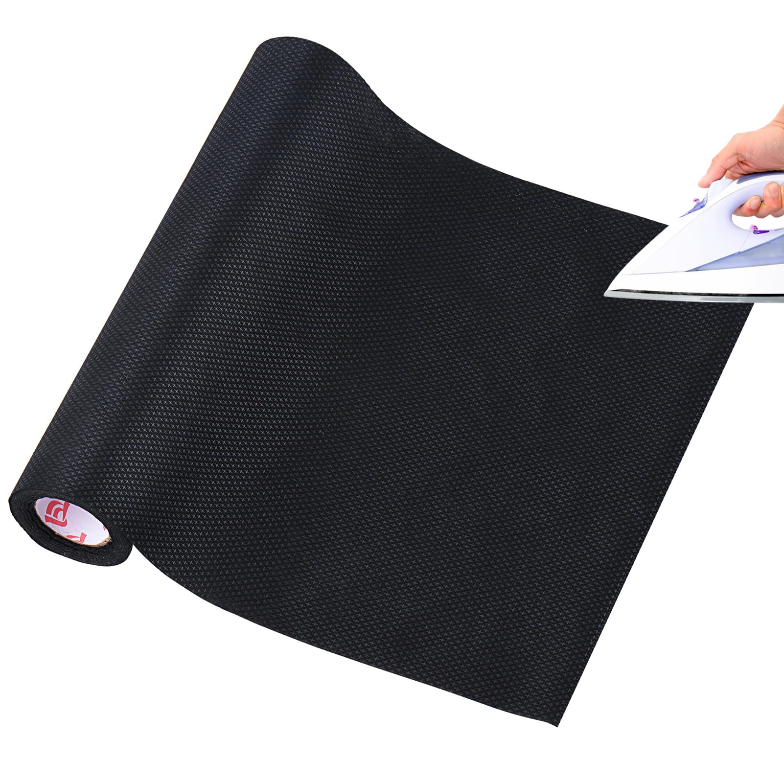 Simthread Fusible No Show Mesh Cut Away Stabilizer Black Color for ...