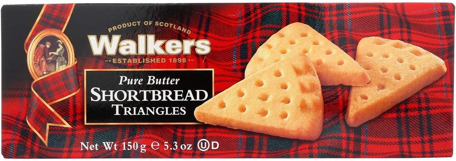 Amazon.com: Walkers Triangle Shortbread Cookies, 5.3 Ounce