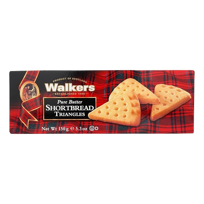 Amazon.com: Walkers Triangle Shortbread Cookies, 5.3 Ounce : Grocery ...