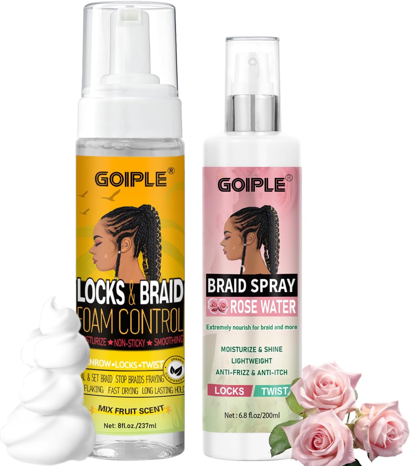 Amazon.com: EBIN NEW YORK Braid Formula Setting Mousse (2.7 oz ...