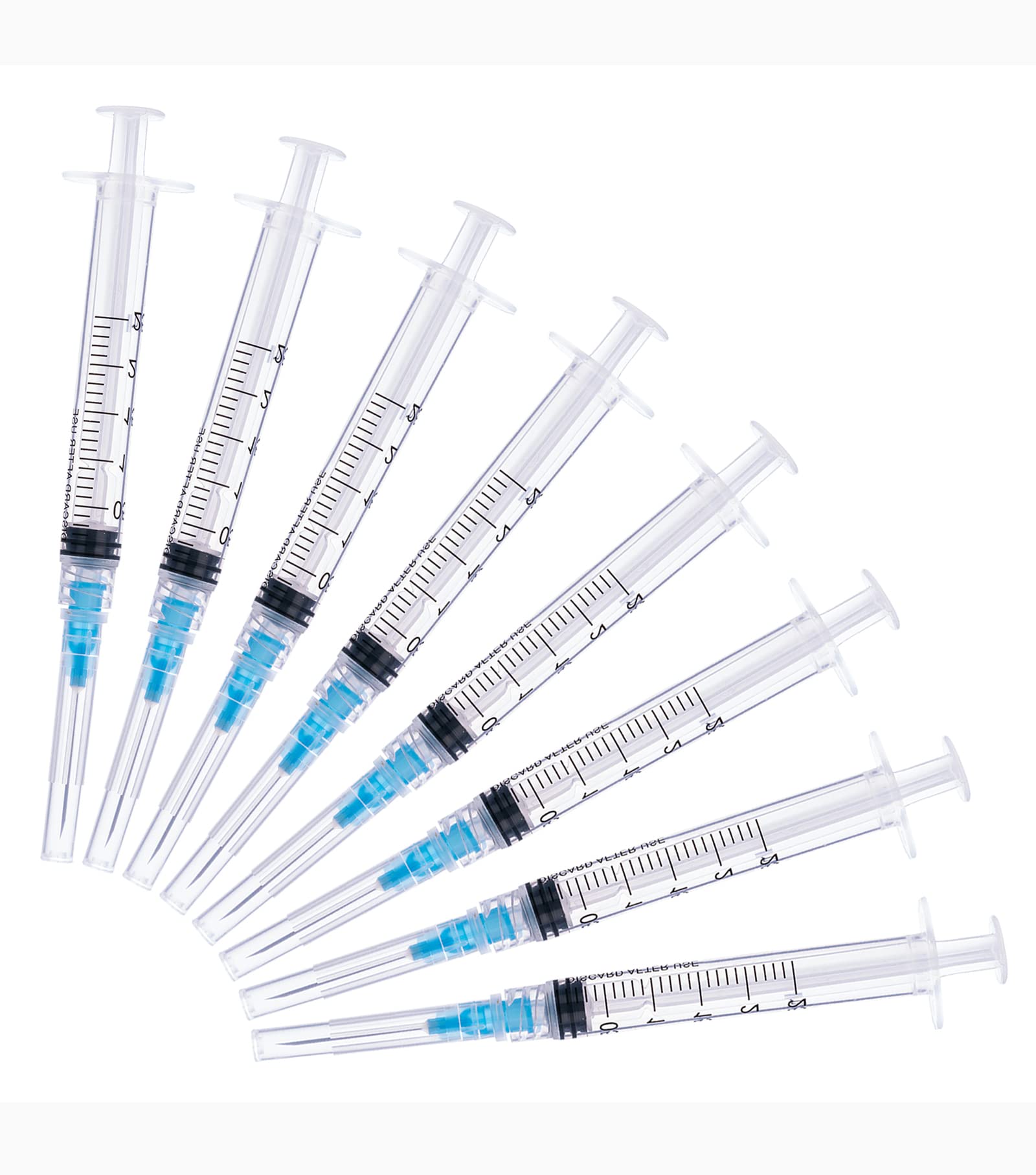 100 Pack 3ml/cc Measuring Tools with 23Ga, Plastic Laboratory Supplies ...