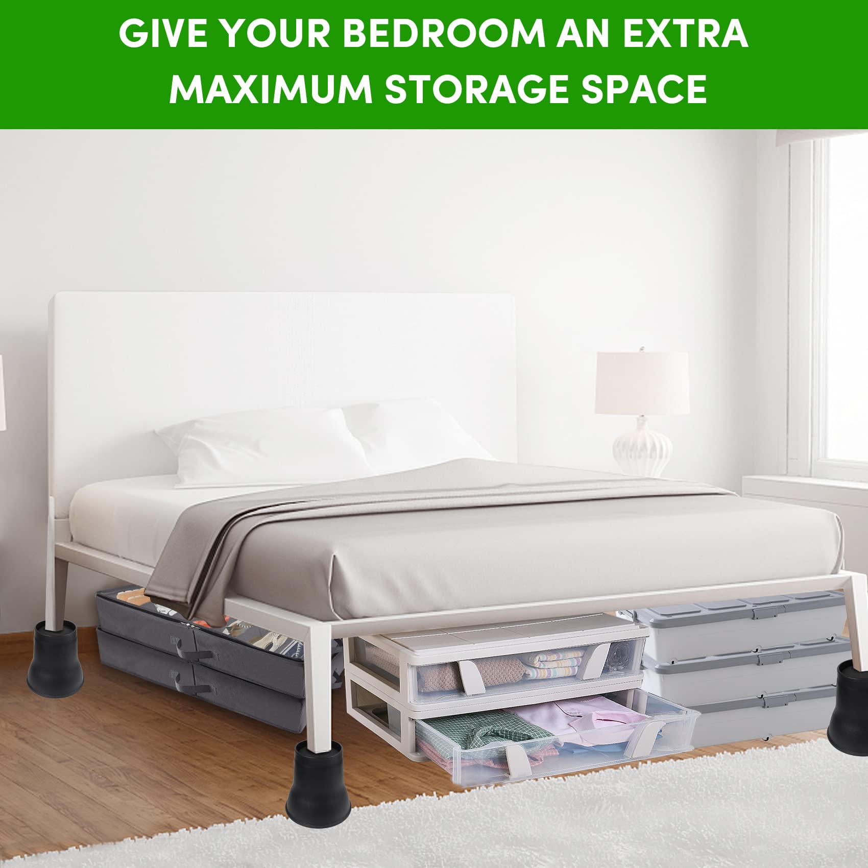 6 Inch Furniture Risers Heavy Duty 6 Inch Bed Risers Furniture Legs