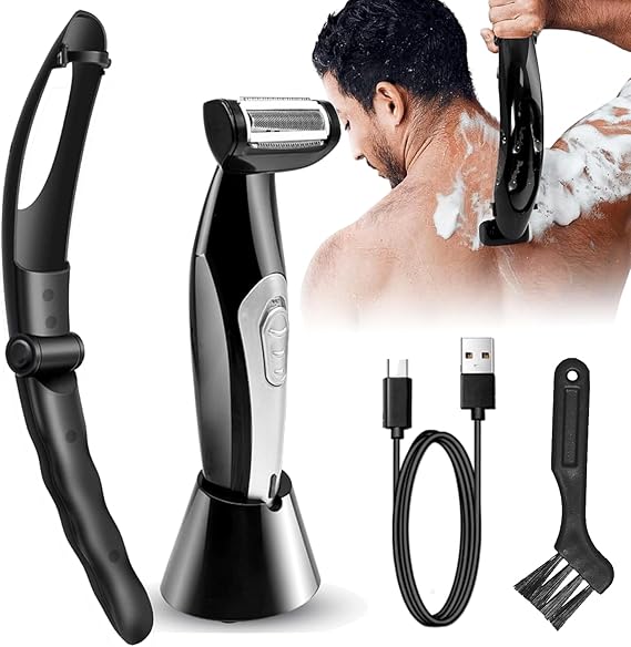 Back Shavers for Men, Body Shavers Back Hair Remover for Men, Portable ...