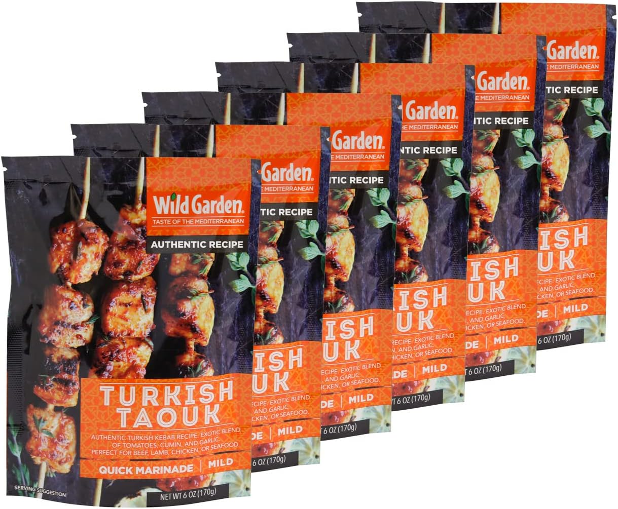 Amazon.com : Wild Garden Marinade Variety Pack, Authentic, Ready-to-Use ...
