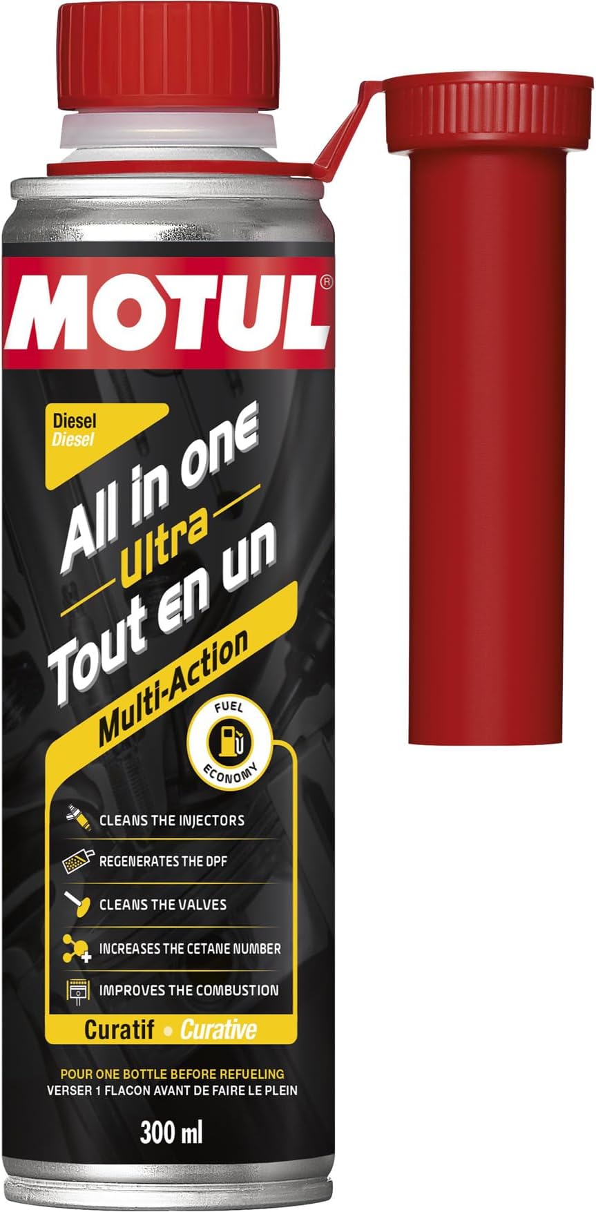 MOTUL Limpiador del Filtro de Partículas Diésel, Aditivo DPF Motores ...