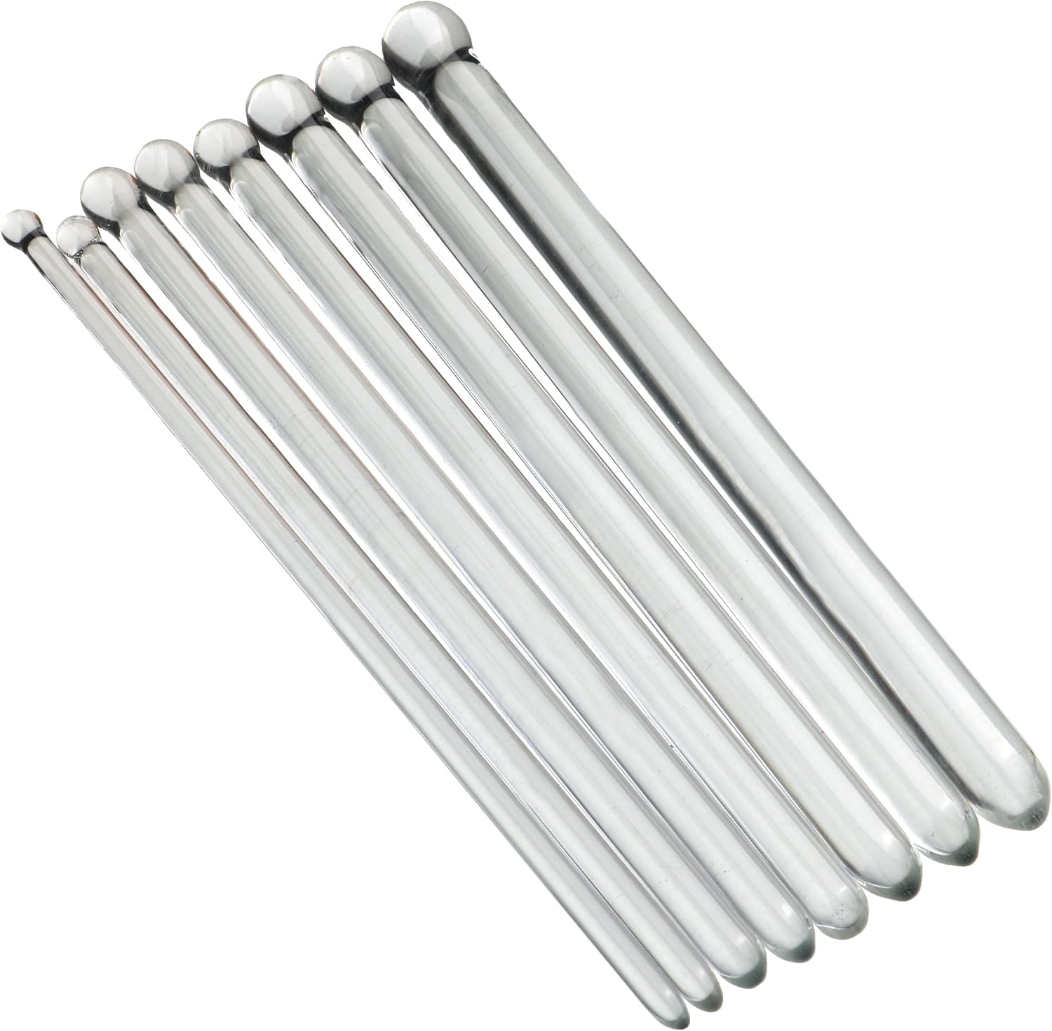 Amazon.com: 7.87 Inches Ultra-Long Transparent Glass Urethral Sounds ...