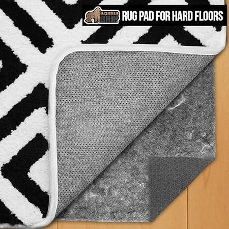 Amazon.com: 5'x8' Durahold Plus(TM) Felt and Rubber Rug Pad for Hard ...