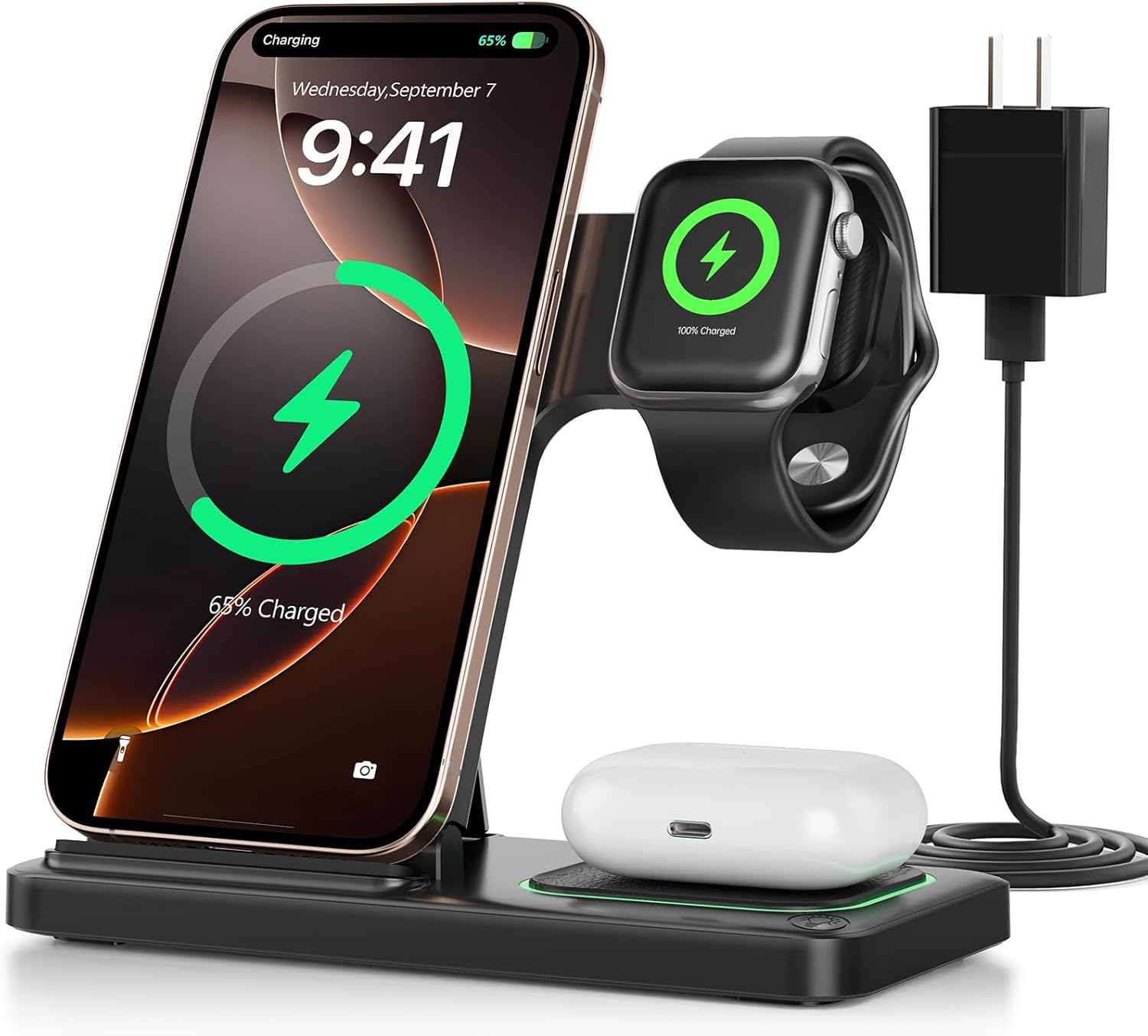 Amazon.com: 2026 Traveling Portable Wireless Fast Charger for Apple ...