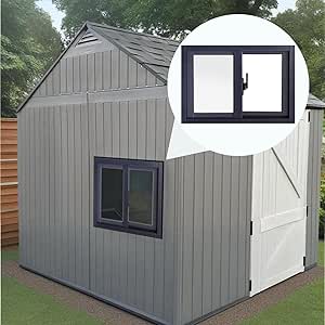 24x39 Shed Window, Shed Sliding Aluminum Windows with Tempered Glass ...