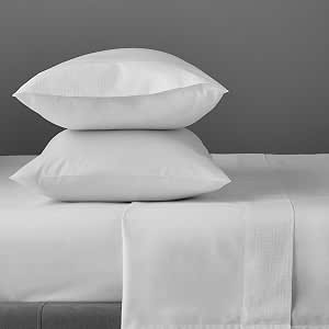 Amazon.com: Ted Baker Cotton Sheet Set, White, Full (21888138) : Home ...