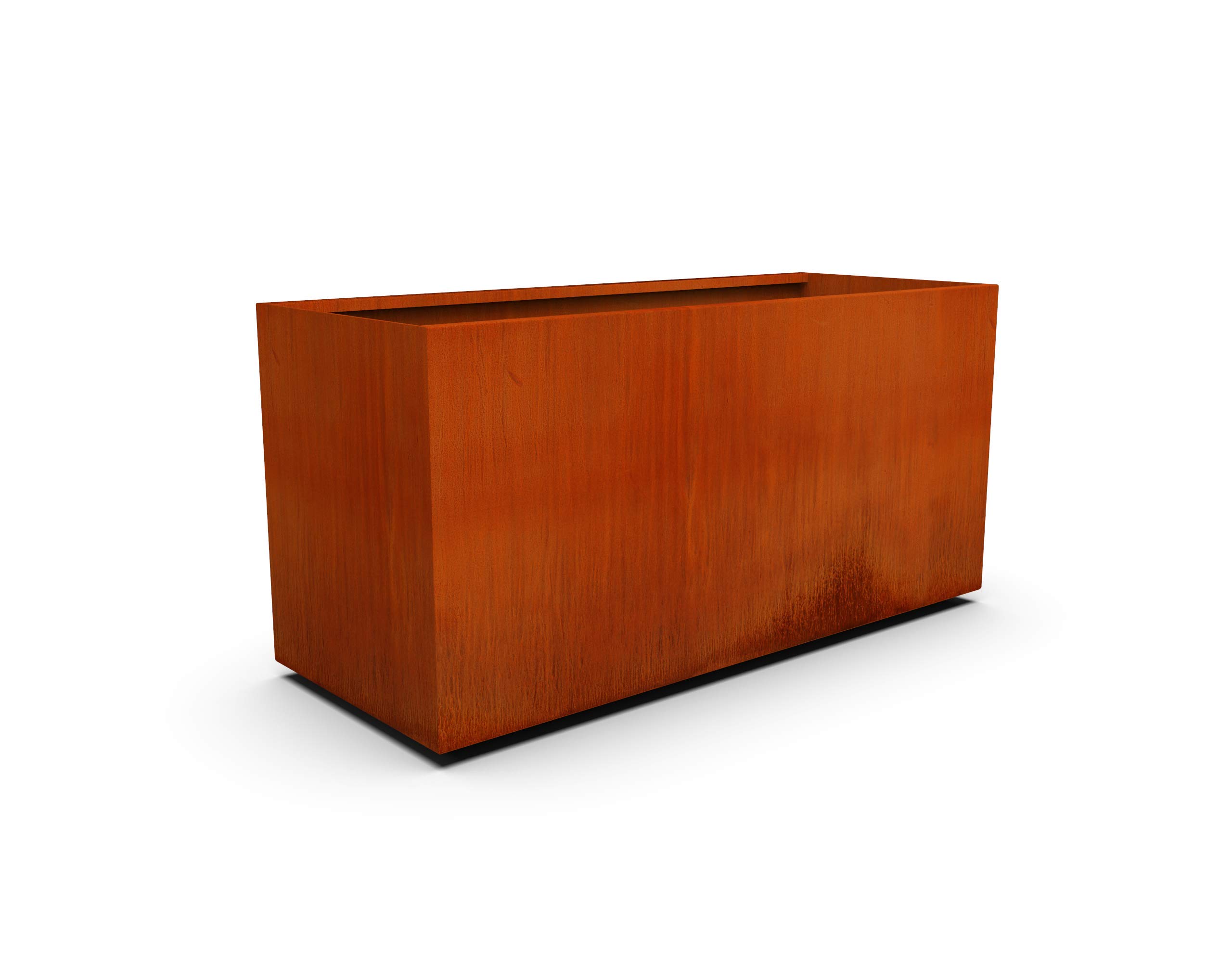 Buy ERCRAFT Corten Steel er, Long Rectangle er Box, 40" Length 16 ...