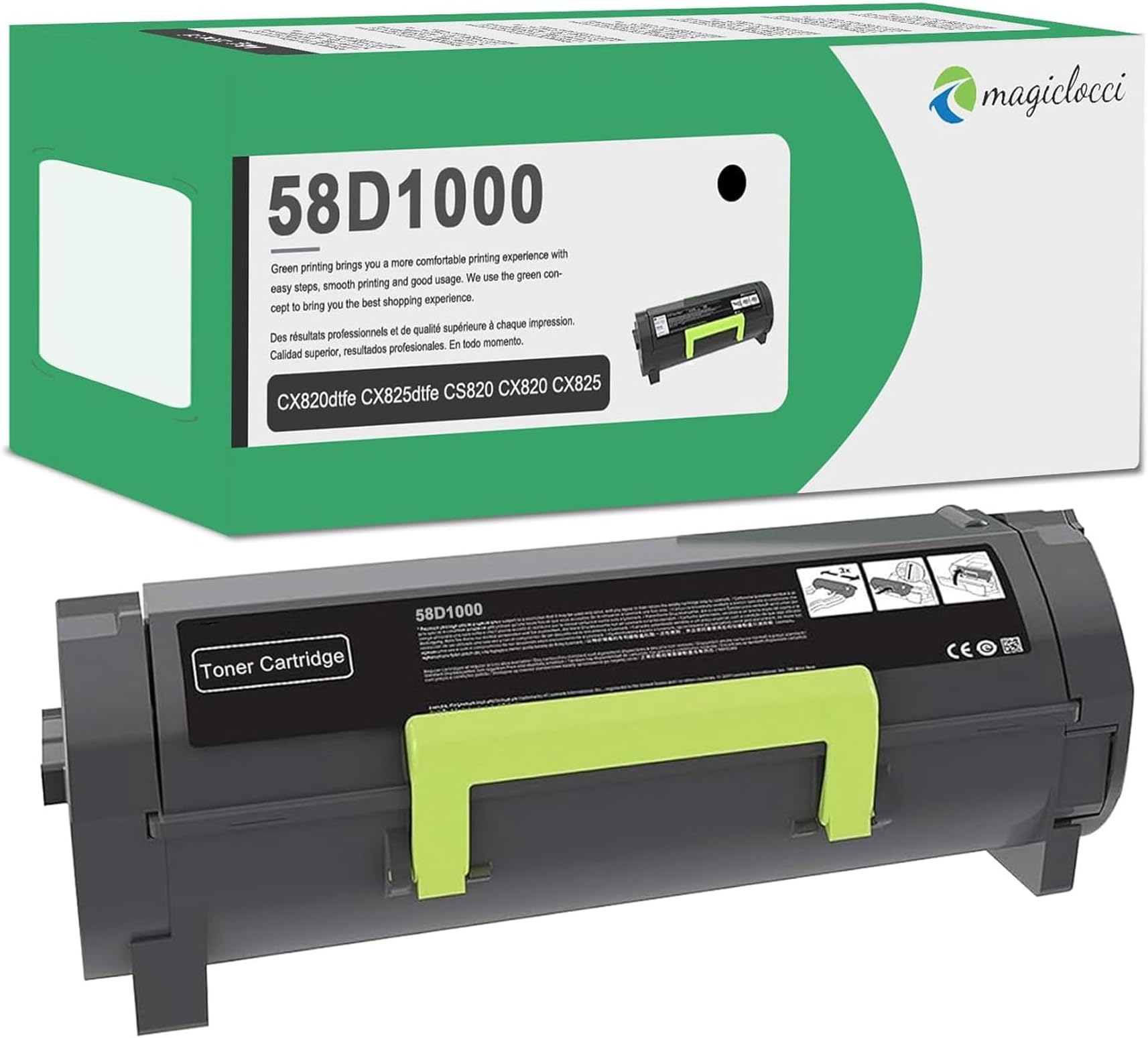 Amazon.com: Print.Save.Repeat. Lexmark 58D1H00 2-Pack High Yield ...