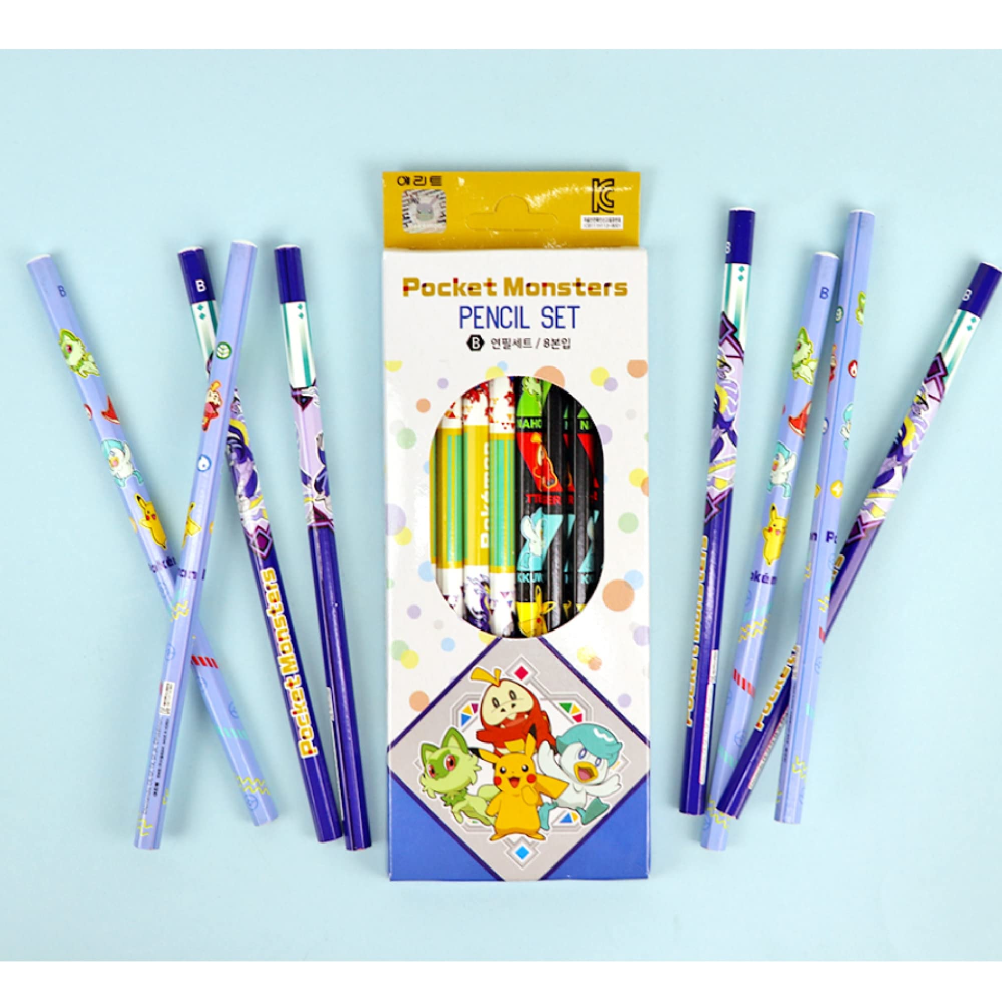 Pokemon Pencils Showa Note Pokemon X EnerGel Clena 0.5mm 3 Pc. Pen Set