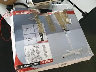 Clatronic Standventilator Ventilator Fan VL 3603 S; sehr leise ...