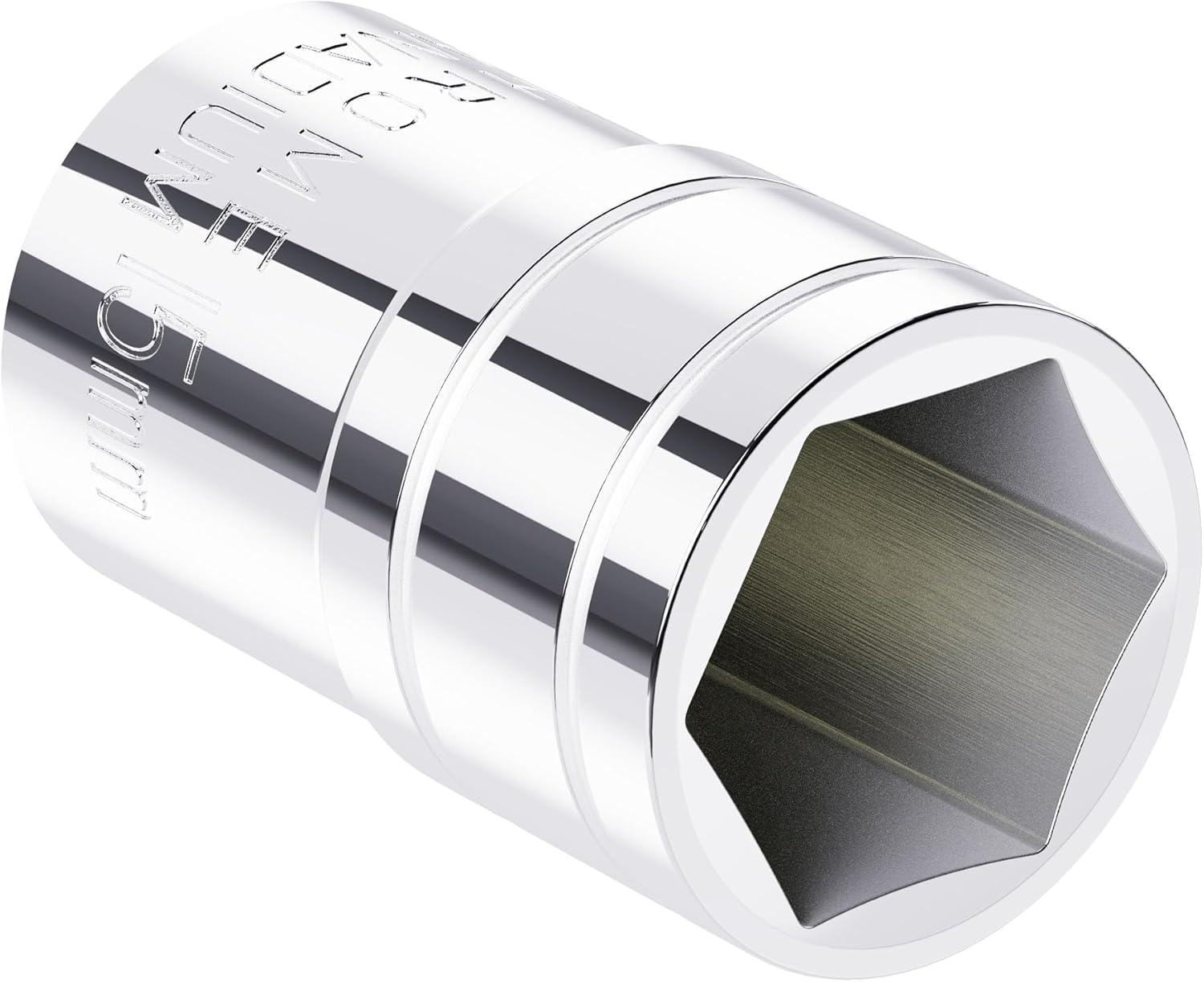 FOCMKEAS 15mm Shallow Socket, 1/2 Inch Drive, 6-Point, Metric, Heat ...