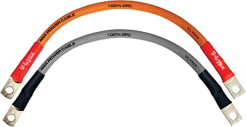 Amazon.com: V-VBL4OS: 4-AWG 4 Gauge Orange & Silver Battery ...
