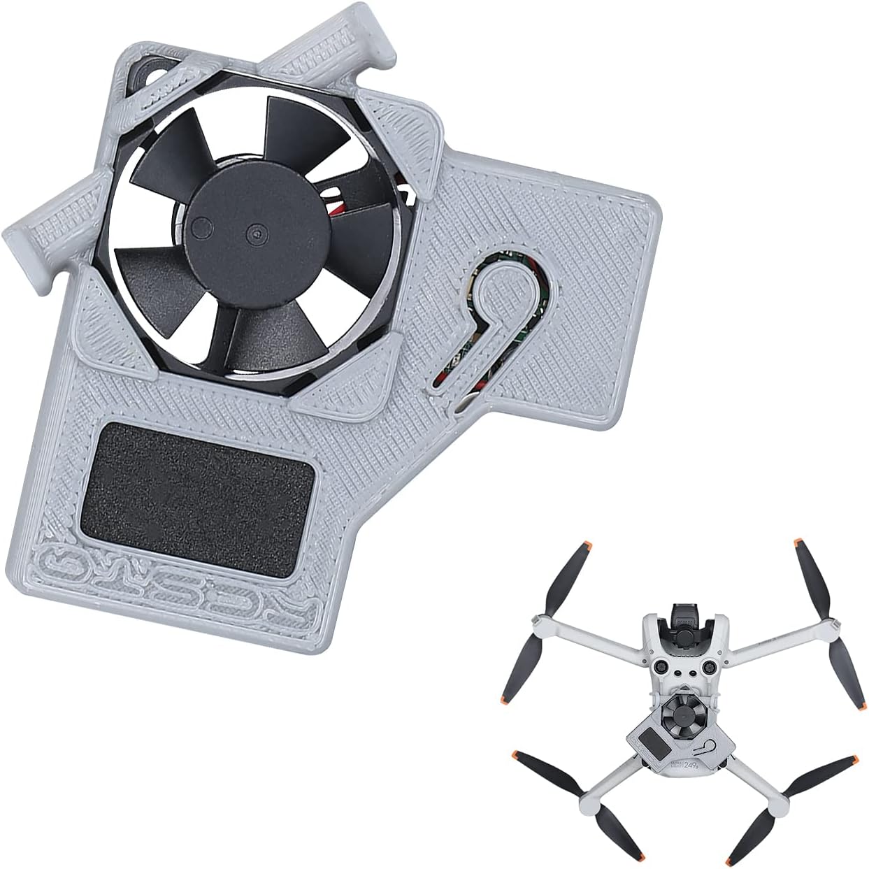 Amazon.com: RCstyle drone radiator for DJI Mini 3 PRO,Cooling Fan for ...