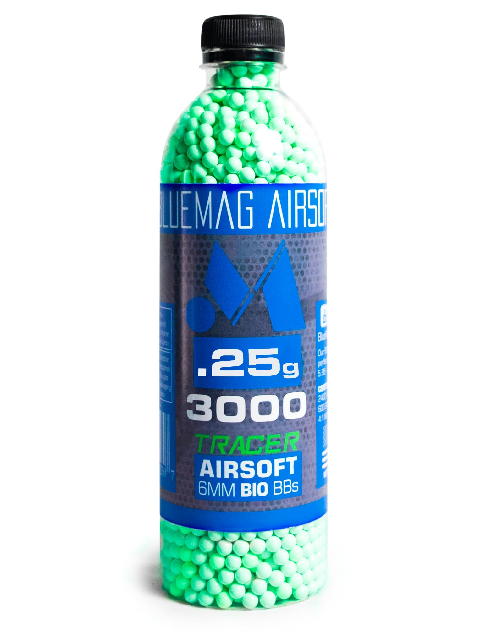 Amazon.com : BlueMag Airsoft Biodegradable 6mm Tracer Airsoft BBS .25g ...