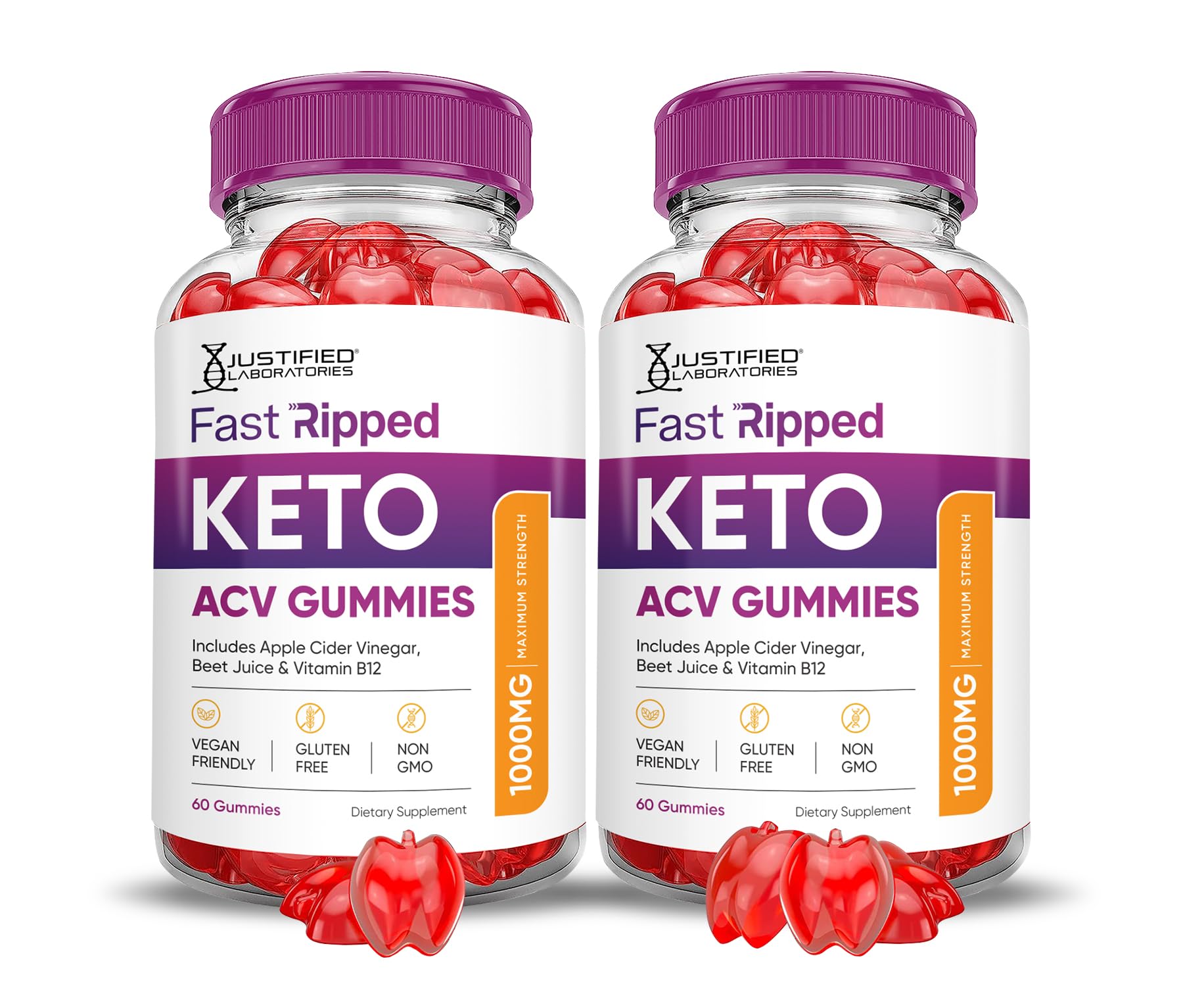 Amazon.com: (2 Pack) Fast Ripped Keto ACV Gummies Advanced Formula 1000MG Fast Ripped Keto ...