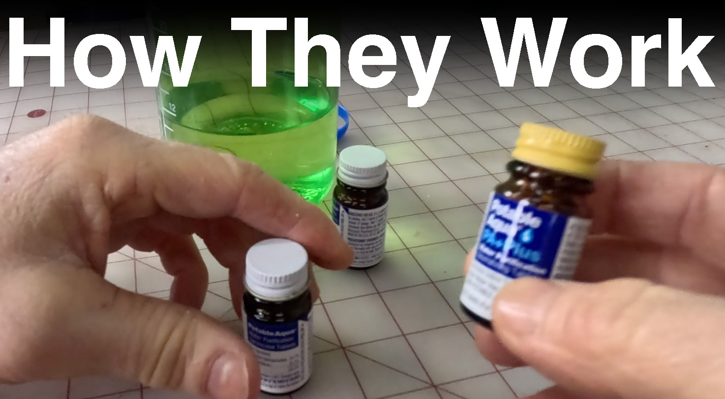 Watch HOW THEY WORK Potable Aqua Water Purification Tabs PA Plus on ...