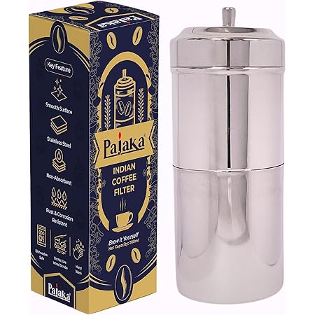 Buy PAJAKA South Indian Filter Coffee Maker 250 ML 4-6 Cup Mug Madras ...