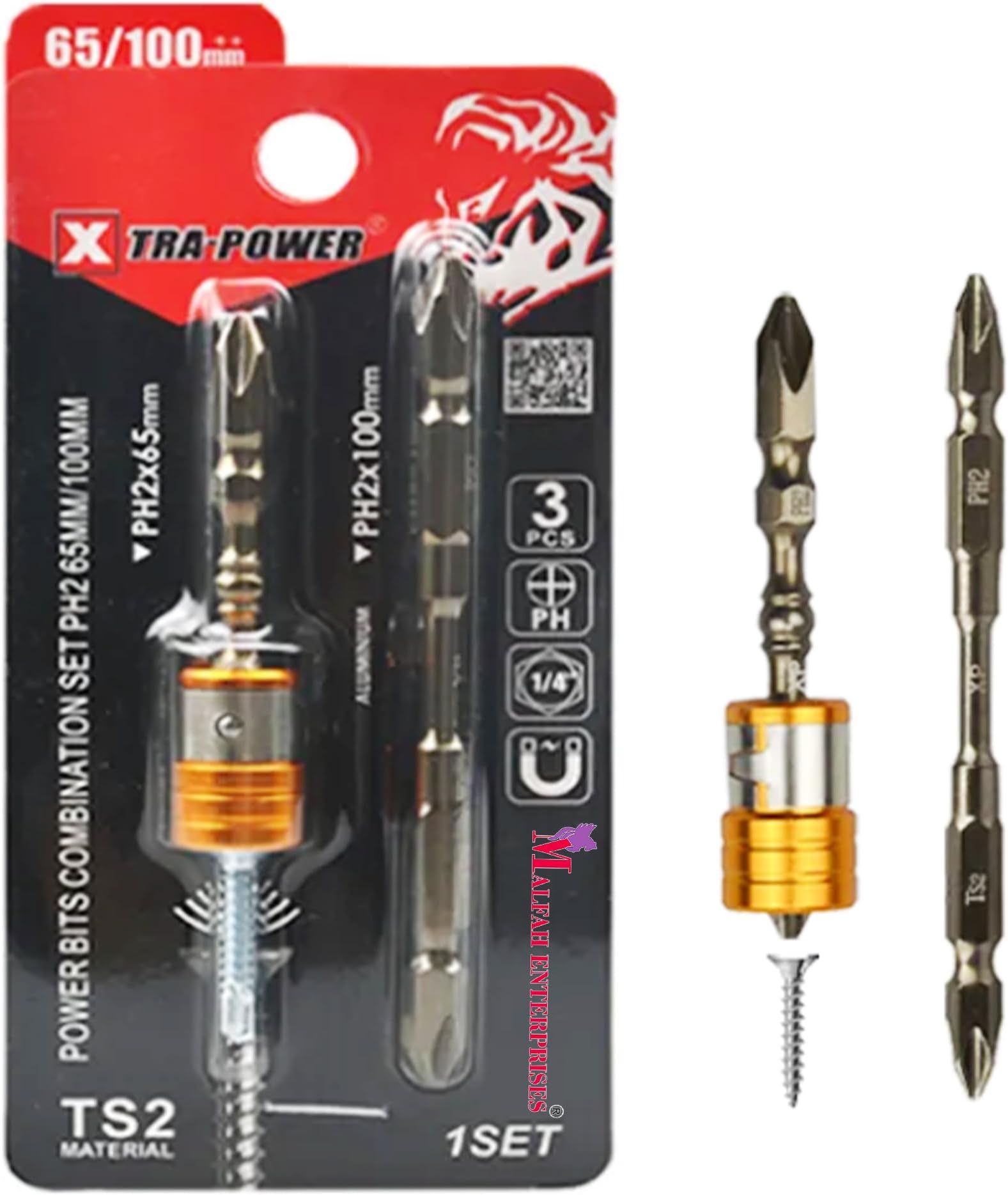 Malfah Enterprises Screwdriver Industrial Strong Magnetic Ring Bit ...