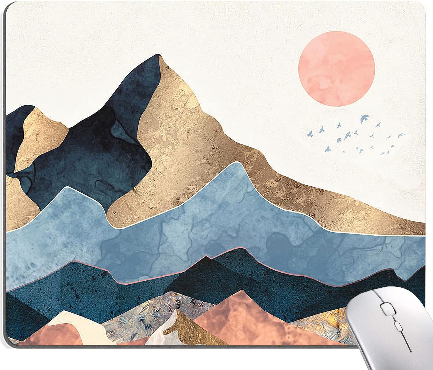 Amazon.com: Mountain Mouse Pad, Natural Art Mouse Pad, Mouse Mat Square ...