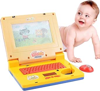 Amazon.co.jp: Toddler Laptop, Sing and Learning Laptop Toys with Mouse ...