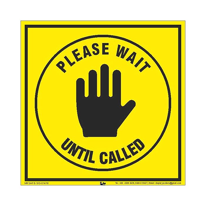 Buy Mr. Safe - Please Wait Until Called - Social Distancing Signs ...