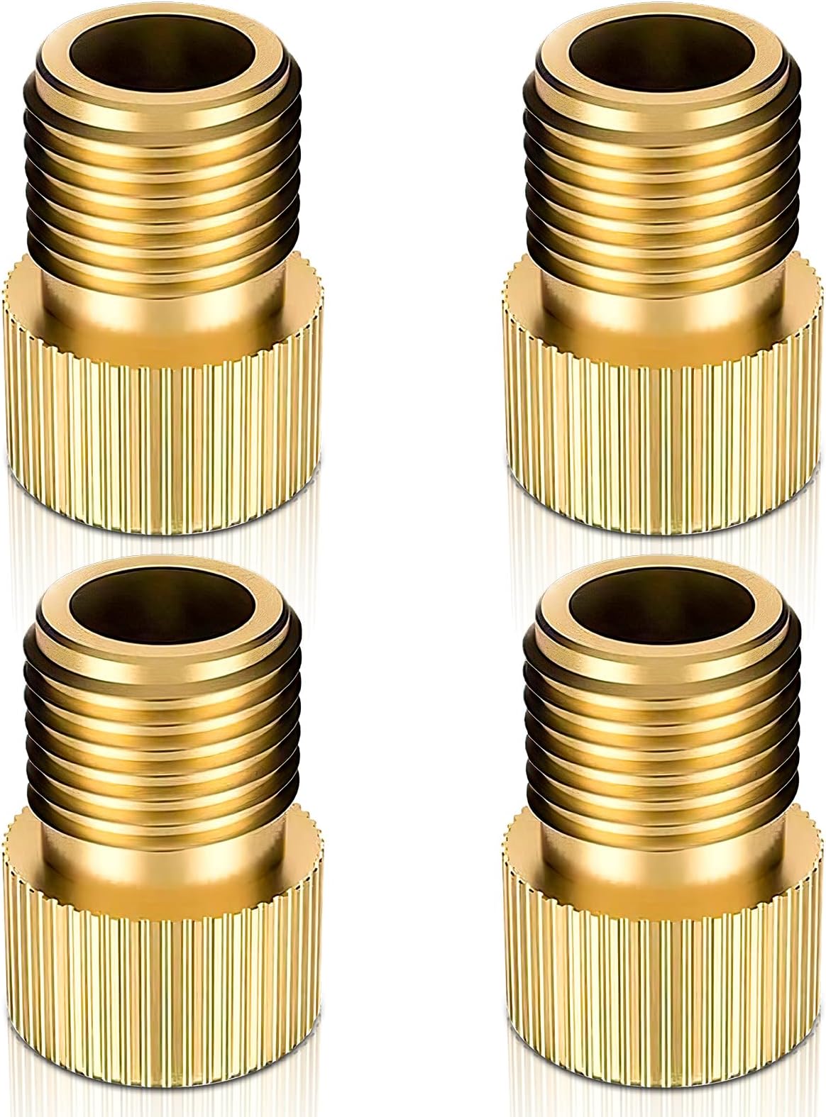 Amazon.com: MFJUNS Brass Presta Valve Adapters(Pack of 10 + 10 Caps ...