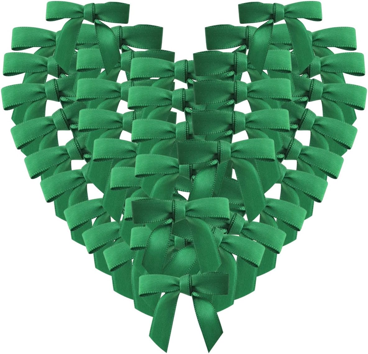 Amazon.com: Micomon 50pcs 1.5 inch Mini Satin Ribbon Bows for Crafts ...