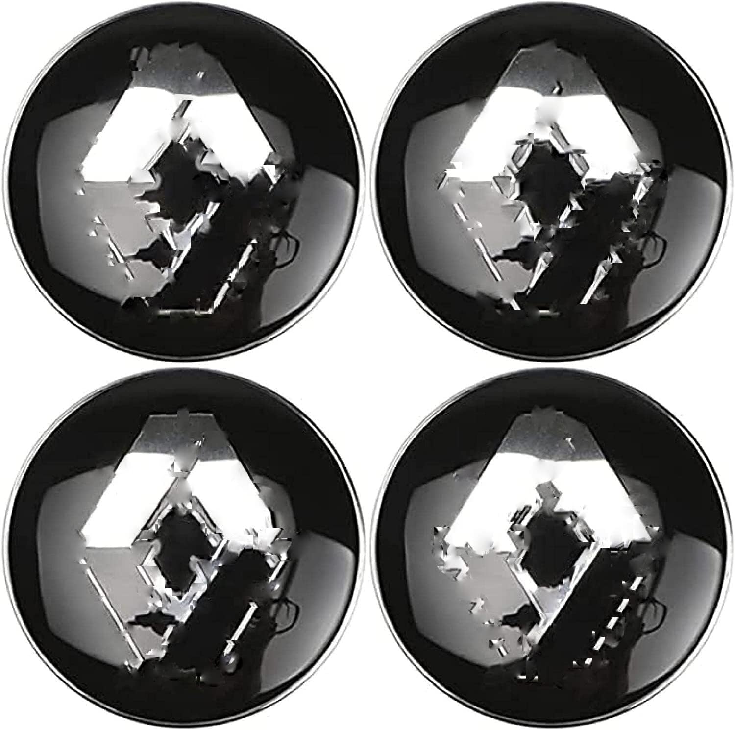 BAIHOGI 4pcs Wheel Center Cap for R-enault Logan Clio Scenic Laguna ...