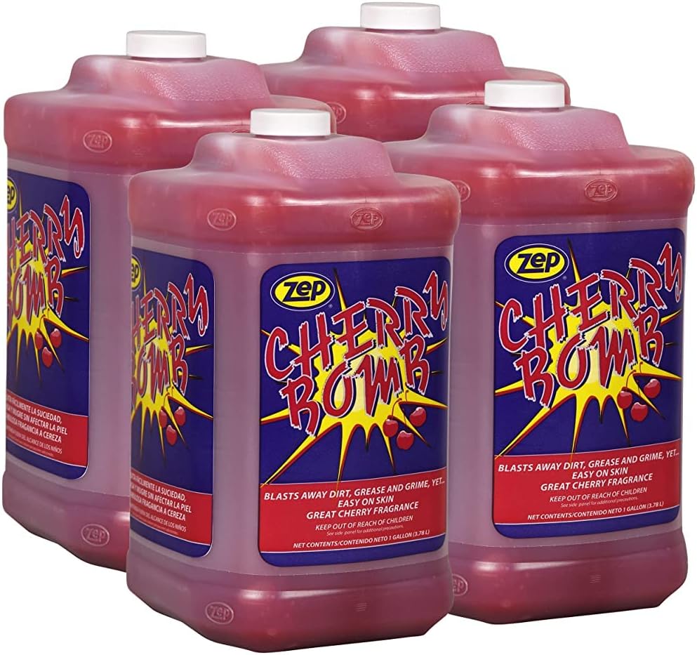 Amazon.com : Zep Cherry Bomb Industrial Hand Cleaner Gel with Pumice ...