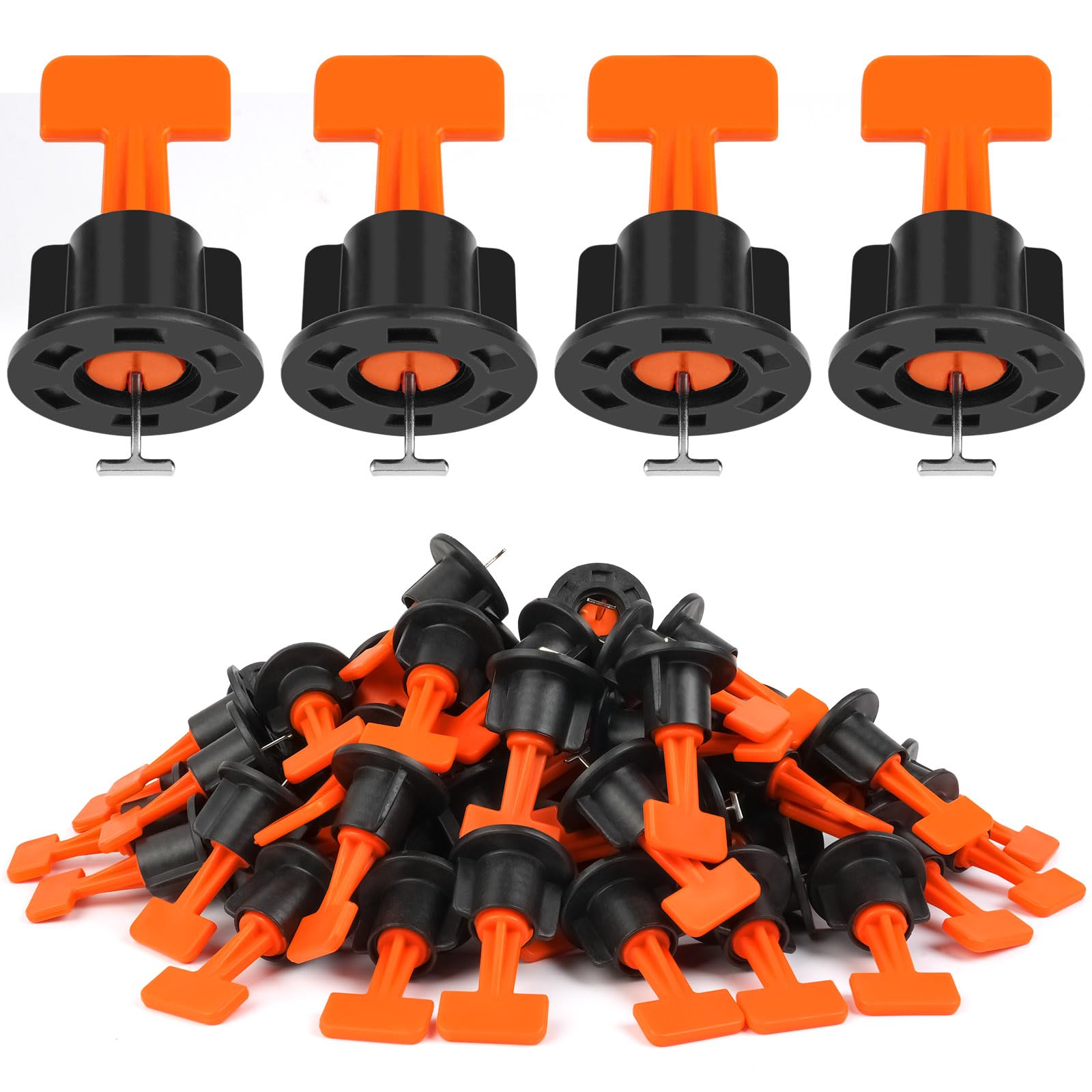 Flintronic Tile Leveling System, 80PCS Resuable Tile Leveling System ...